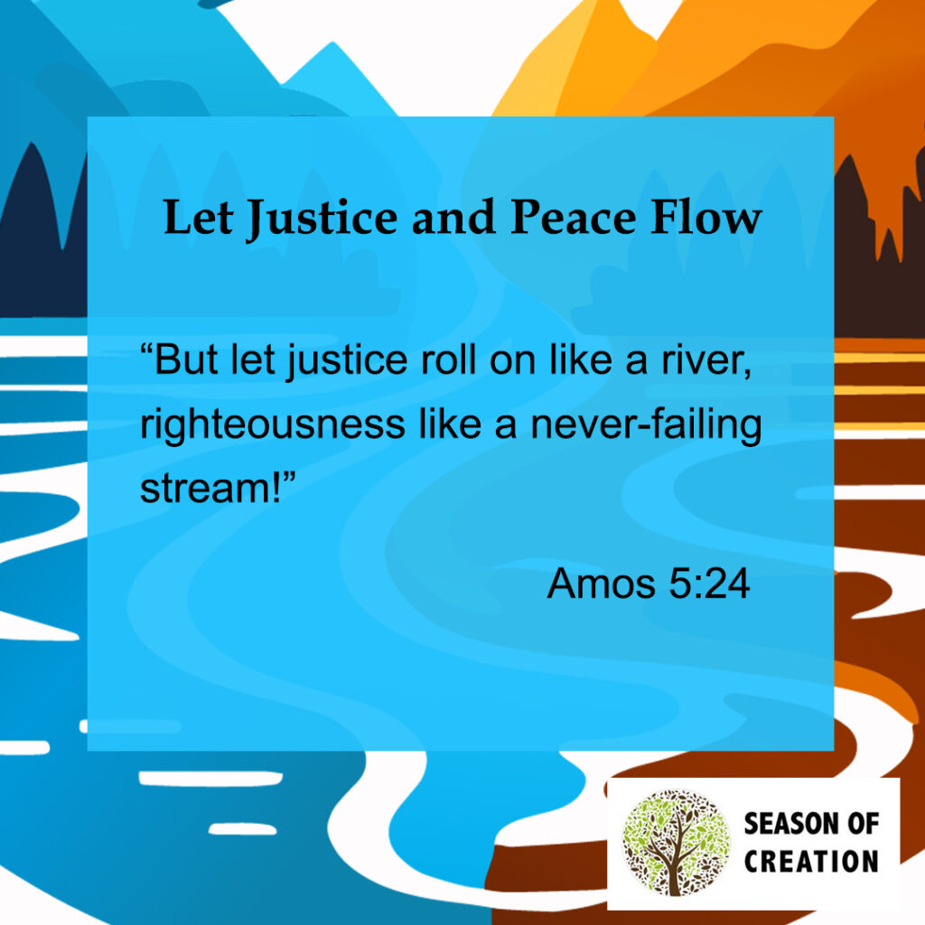 Let Peace and Justice Flow – Season of Creation – CSJoseph