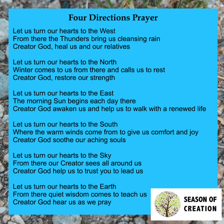 Four Directions Prayer – Season of Creation – CSJoseph